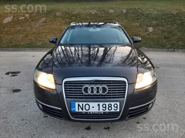 Black Audi A6 2008 in Talsi, with an engine capacity of 2.00 L and mileage of 383 thousand km for 4200 €, photo 1 on AUTOMOTO.COM.LV