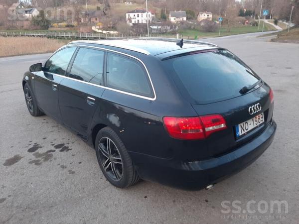 Black Audi A6 2008 in Talsi, with an engine capacity of 2.00 L and mileage of 383 thousand km for 4200 €, photo 4 on AUTOMOTO.COM.LV
