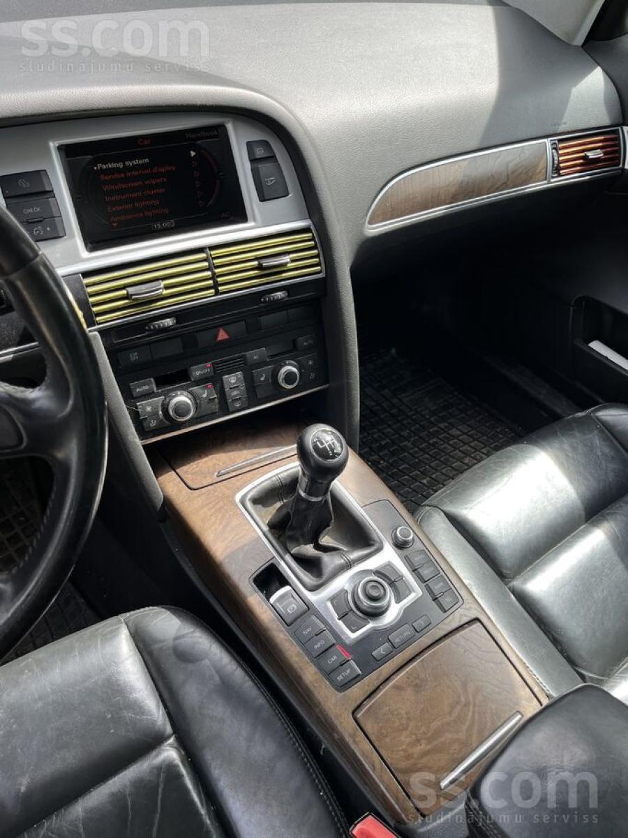 Melns Audi A6 2008 Rīga, ar dzinēja tilpumu 2.70 L un nobraukumu 319 tūkst. km par 1900 €, foto 7 vietnē AUTOMOTO.COM.LV