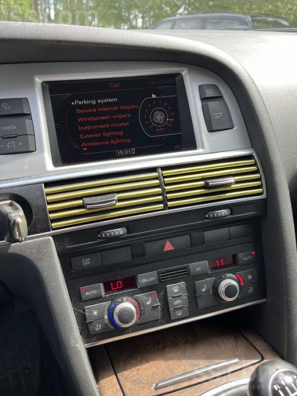Melns Audi A6 2008 Rīga, ar dzinēja tilpumu 2.70 L un nobraukumu 319 tūkst. km par 1900 €, foto 7 vietnē AUTOMOTO.COM.LV