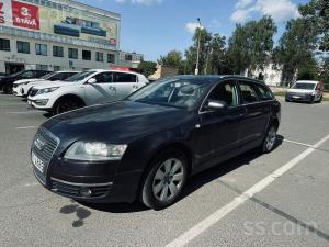 Black Audi A6 2008 in Riga, with an engine capacity of 2.70 L and mileage of 291 thousand km for 4300 €, photo 6 on AUTOMOTO.COM.LV