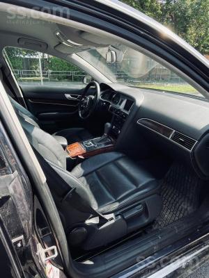 Black Audi A6 2008 in Riga, with an engine capacity of 2.70 L and mileage of 291 thousand km for 4300 €, photo 7 on AUTOMOTO.COM.LV