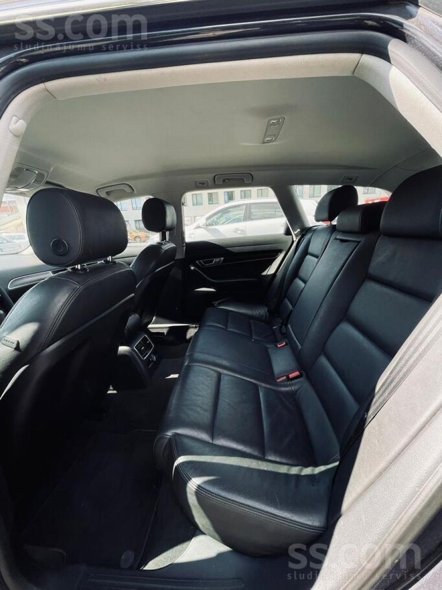 Black Audi A6 2008 in Riga, with an engine capacity of 2.70 L and mileage of 291 thousand km for 4300 €, photo 10 on AUTOMOTO.COM.LV
