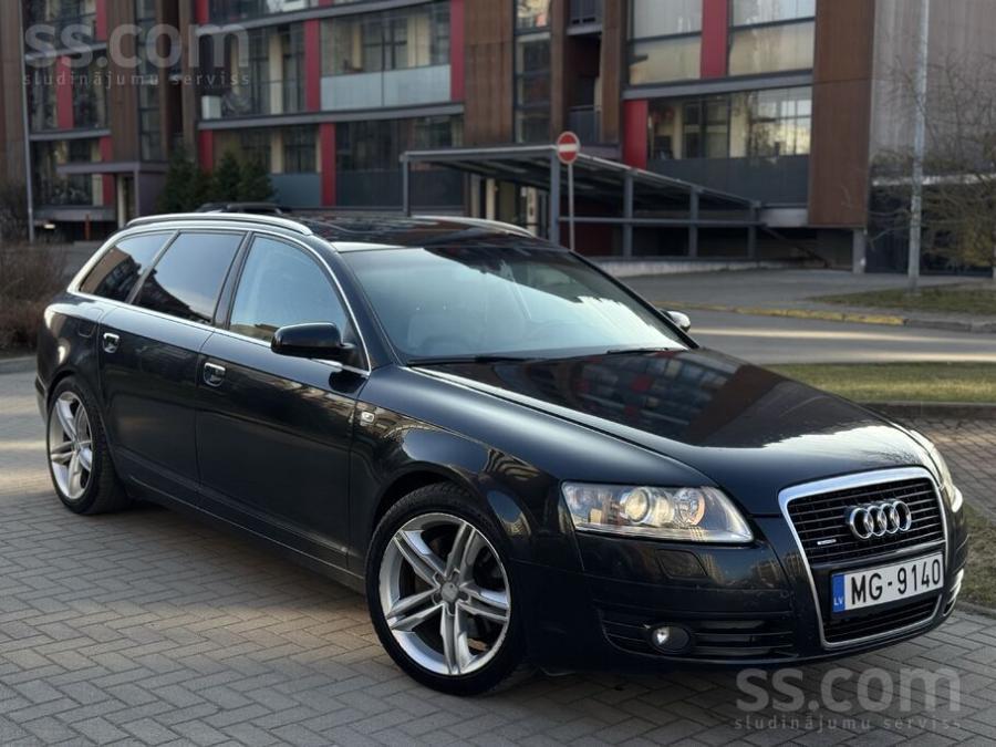 Black Audi A6 2008 in Riga, with an engine capacity of 3.00 L and mileage of 354 thousand km for 3990 €, photo 1 on AUTOMOTO.COM.LV
