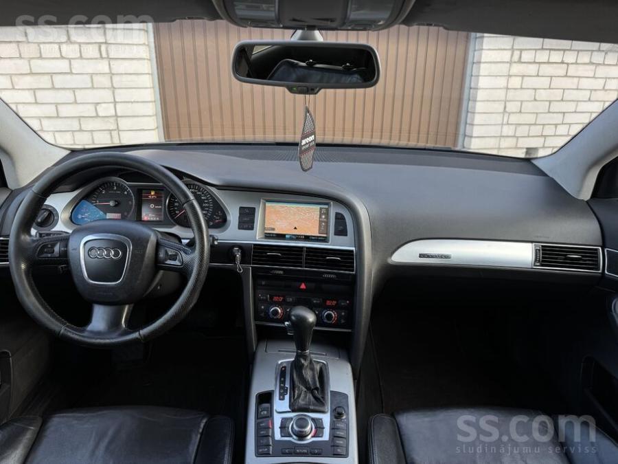 Black Audi A6 2008 in Riga, with an engine capacity of 3.00 L and mileage of 354 thousand km for 3990 €, photo 7 on AUTOMOTO.COM.LV