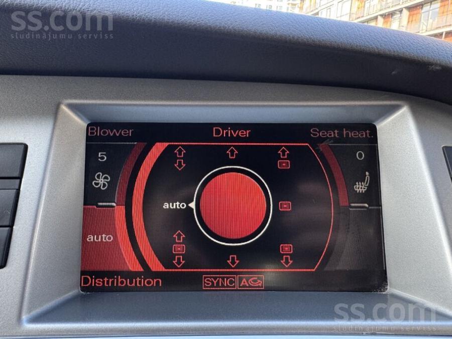Black Audi A6 2008 in Riga, with an engine capacity of 3.00 L and mileage of 354 thousand km for 3990 €, photo 13 on AUTOMOTO.COM.LV