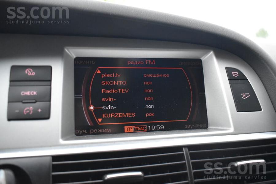 Черный Ауди А6 2008 в Кулдига, объемом двигателя 3.00 л и пробегом 0 тыс. км за 5450 €, фото 12 на AUTOMOTO.COM.LV