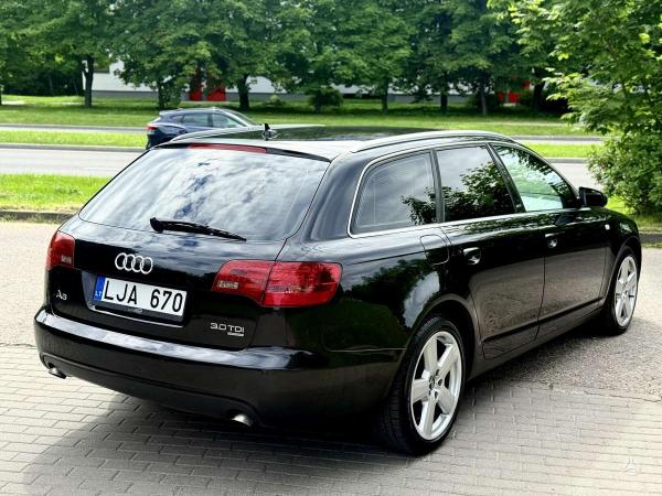 Black Audi A6 2008 in Vilnius, with an engine capacity of 3.00 L and mileage of 278 thousand km for 3900 €, photo 6 on AUTOMOTO.COM.LV