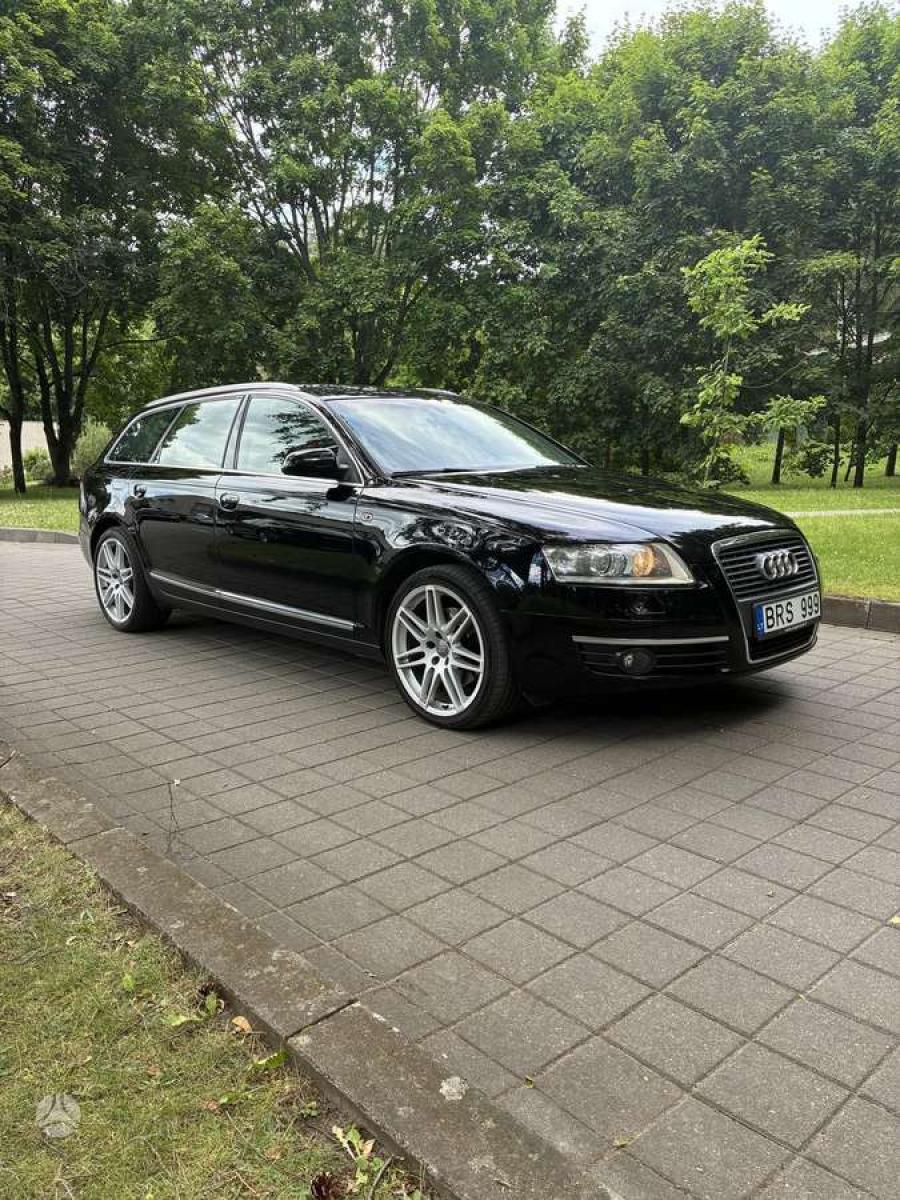 Black Audi A6 2008 in Kaunas, with an engine capacity of 2.70 L and mileage of 426 thousand km for 4450 €, photo 1 on AUTOMOTO.COM.LV
