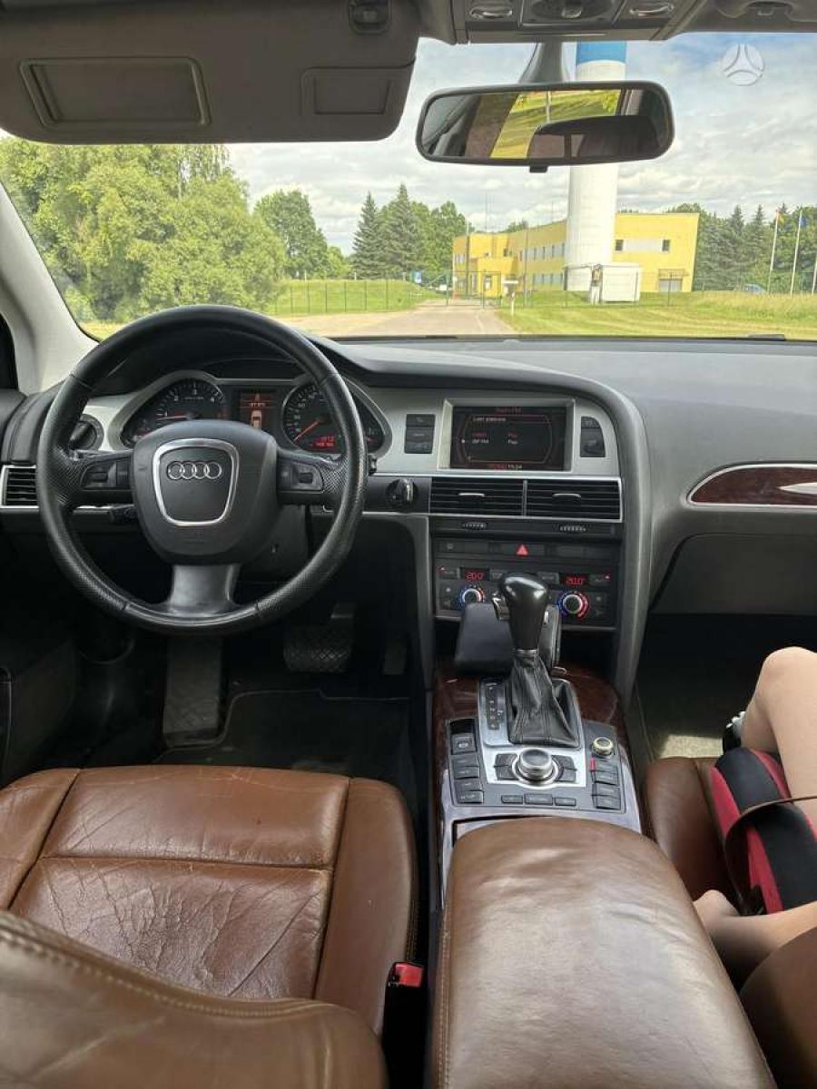 Black Audi A6 2008 in Kaunas, with an engine capacity of 2.70 L and mileage of 426 thousand km for 4450 €, photo 12 on AUTOMOTO.COM.LV