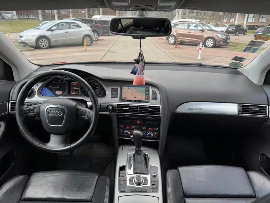 Black Audi A6 2008 in Riga, with an engine capacity of 3.00 L and mileage of 311 thousand km for 4490 €, photo 12 on AUTOMOTO.COM.LV