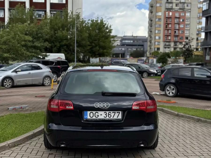 Black Audi A6 2008 in Riga, with an engine capacity of 3.00 L and mileage of 350 thousand km for 4490 €, photo 5 on AUTOMOTO.COM.LV