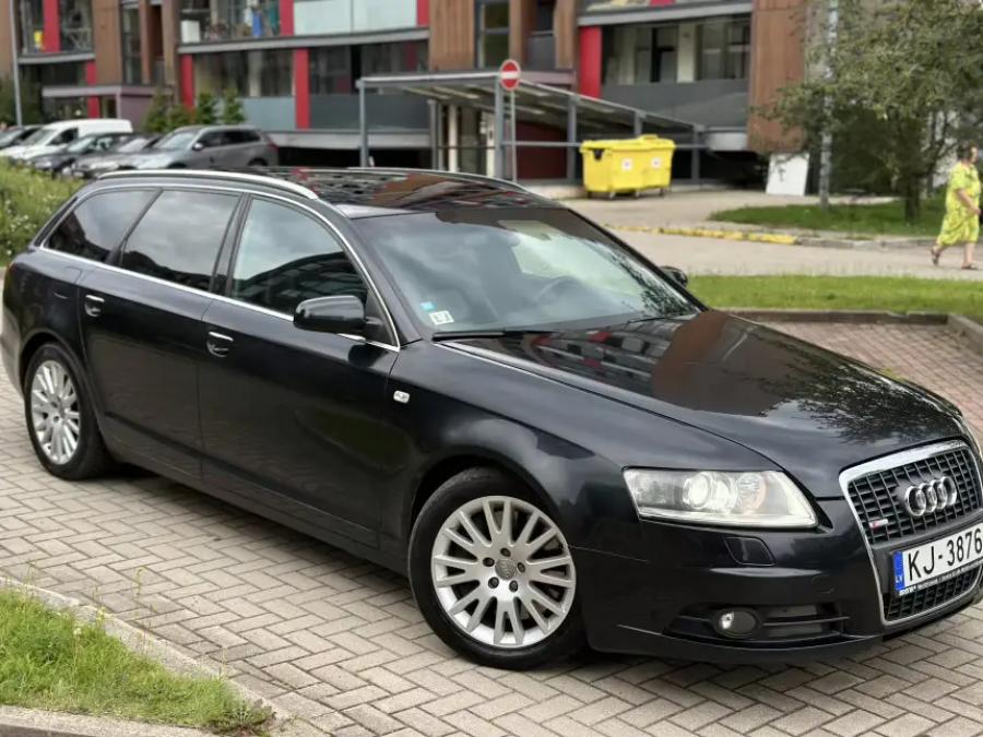 Black Audi A6 2008 in Riga, with an engine capacity of 3.00 L and mileage of 356 thousand km for 4990 €, photo 1 on AUTOMOTO.COM.LV