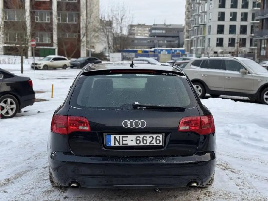 Black Audi A6 2008 in Riga, with an engine capacity of 3.00 L and mileage of 377 thousand km for 4990 €, photo 5 on AUTOMOTO.COM.LV