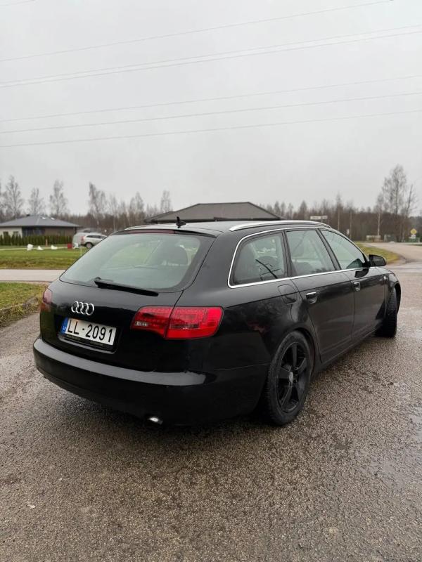 Black Audi A6 2008 in Riga, with an engine capacity of 3.00 L and mileage of 340 thousand km for 3300 €, photo 7 on AUTOMOTO.COM.LV