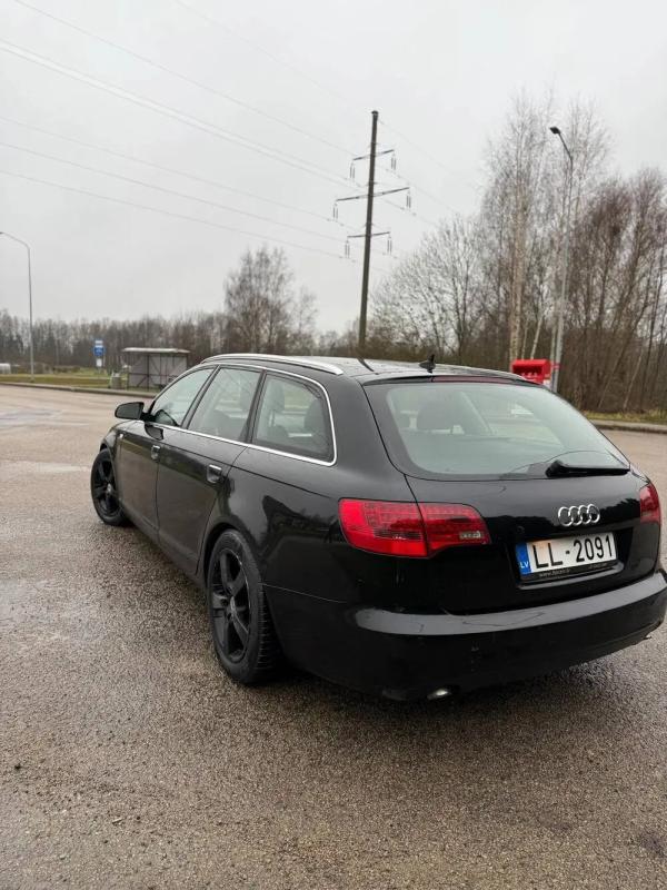 Black Audi A6 2008 in Riga, with an engine capacity of 3.00 L and mileage of 340 thousand km for 3300 €, photo 8 on AUTOMOTO.COM.LV