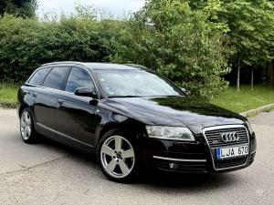 Melns Audi A6 2008 Viļņa, ar dzinēja tilpumu 3.00 L un nobraukumu 268 tūkst. km par 3500 €, foto  vietnē AUTOMOTO.COM.LV