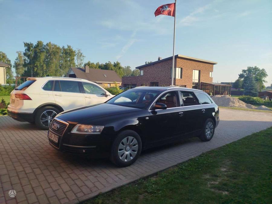 Black Audi A6 2008 in Kaunas, with an engine capacity of 1.97 L and mileage of 301 thousand km for 3100 €, photo 1 on AUTOMOTO.COM.LV