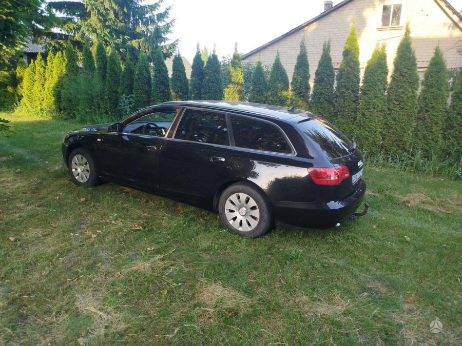 Black Audi A6 2008 in Kaunas, with an engine capacity of 1.97 L and mileage of 301 thousand km for 3100 €, photo 4 on AUTOMOTO.COM.LV