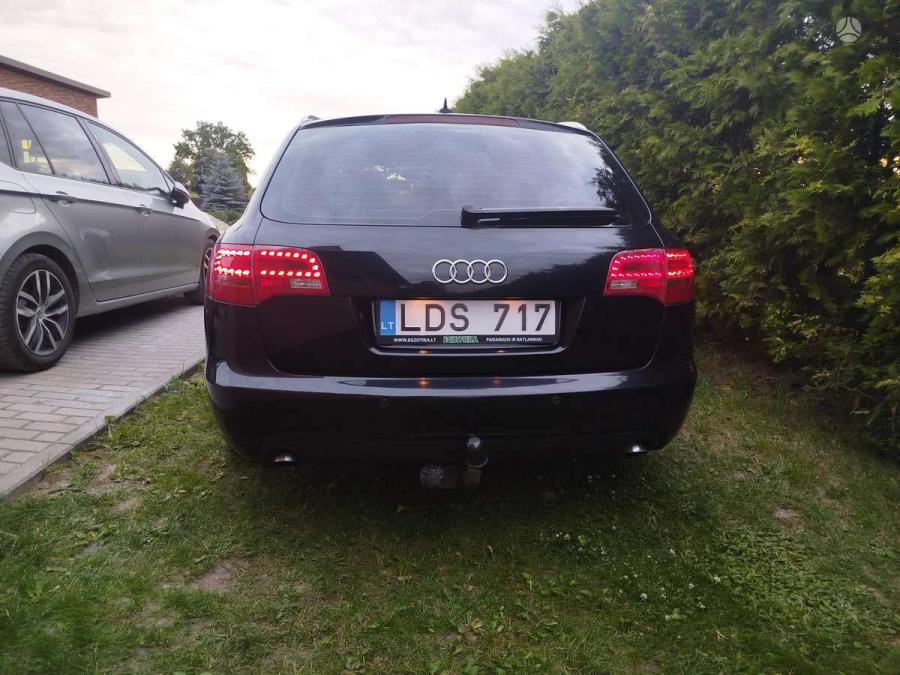 Black Audi A6 2008 in Kaunas, with an engine capacity of 1.97 L and mileage of 301 thousand km for 3100 €, photo 8 on AUTOMOTO.COM.LV