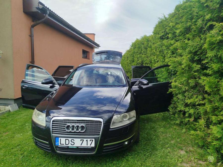 Black Audi A6 2008 in Kaunas, with an engine capacity of 1.97 L and mileage of 301 thousand km for 3100 €, photo 11 on AUTOMOTO.COM.LV
