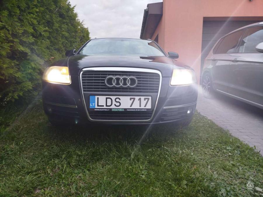 Black Audi A6 2008 in Kaunas, with an engine capacity of 1.97 L and mileage of 301 thousand km for 3100 €, photo 13 on AUTOMOTO.COM.LV