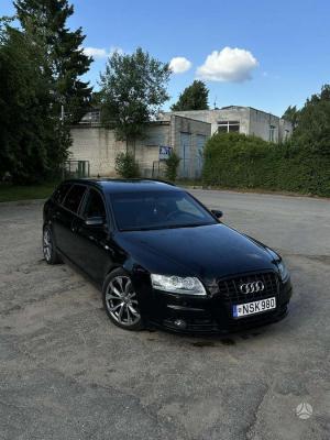 Melns Audi A6 2008 Viļņa, ar dzinēja tilpumu 2.97 L un nobraukumu 291 tūkst. km par 4999 €, foto  vietnē AUTOMOTO.COM.LV