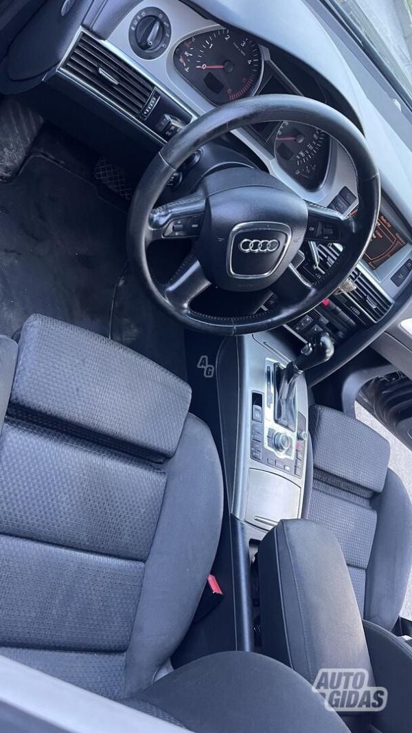 Black Audi A6 2008 in Klaipeda, with an engine capacity of 2.00 L and mileage of 301 thousand km for 3450 €, photo 9 on AUTOMOTO.COM.LV