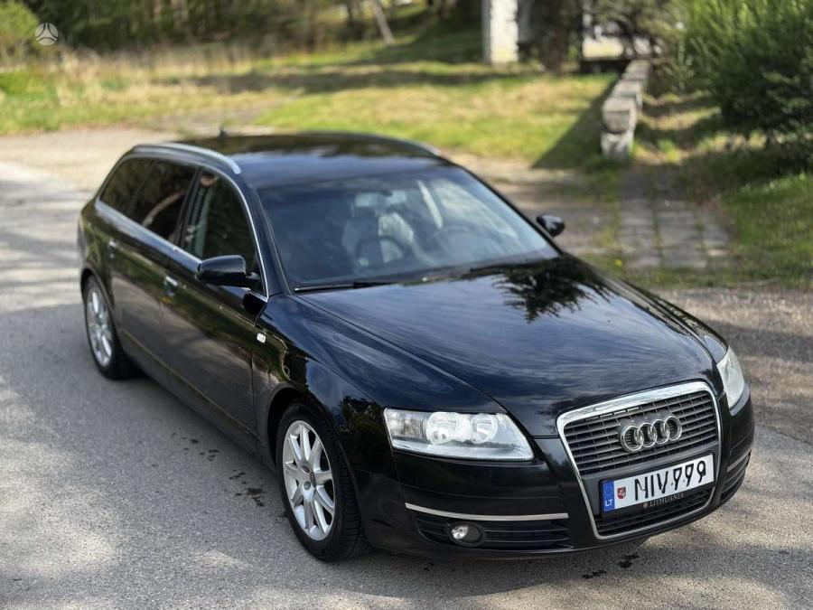 Melns Audi A6 2008 Viļņa, ar dzinēja tilpumu 2.00 L un nobraukumu 300 tūkst. km par 2000 €, foto 3 vietnē AUTOMOTO.COM.LV