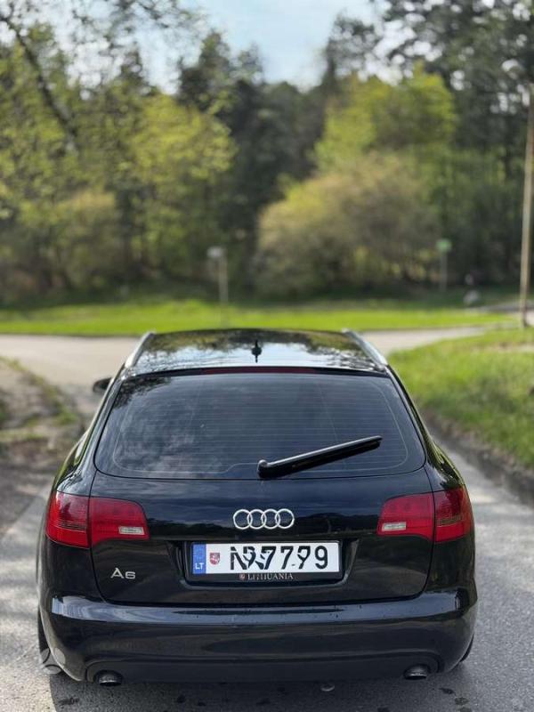 Black Audi A6 2008 in Vilnius, with an engine capacity of 2.00 L and mileage of 300 thousand km for 2000 €, photo 7 on AUTOMOTO.COM.LV