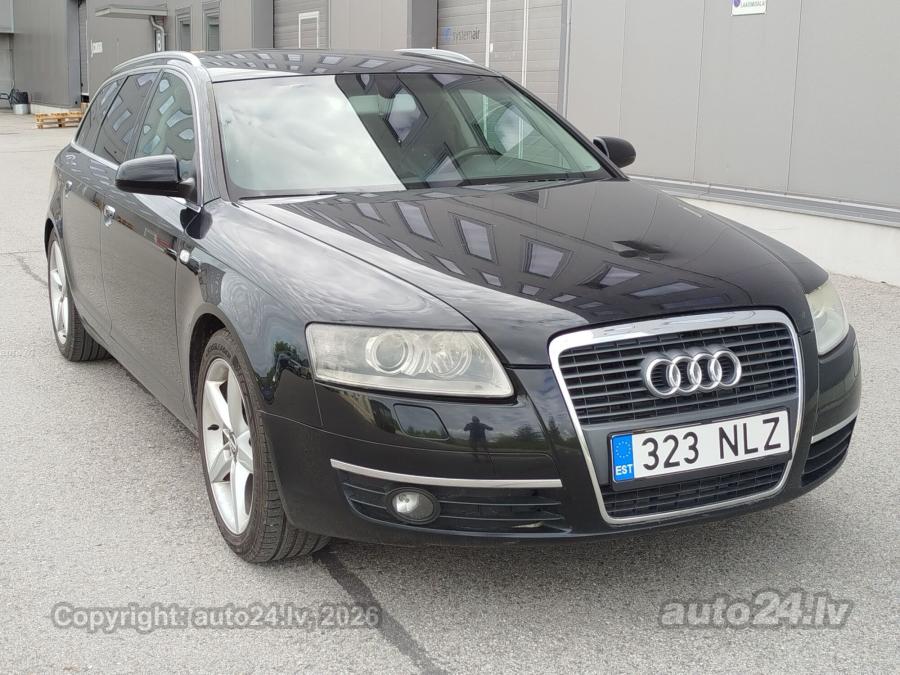 Black Audi A6 2008 in Tartu, with an engine capacity of 2.00 L and mileage of 381 thousand km for 3790 €, photo 4 on AUTOMOTO.COM.LV