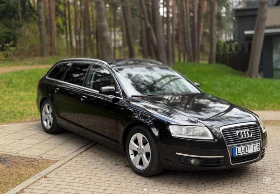 Black Audi A6 2008 in Vilnius, with an engine capacity of 2.00 L and mileage of 299 thousand km for 2000 €, photo 1 on AUTOMOTO.COM.LV