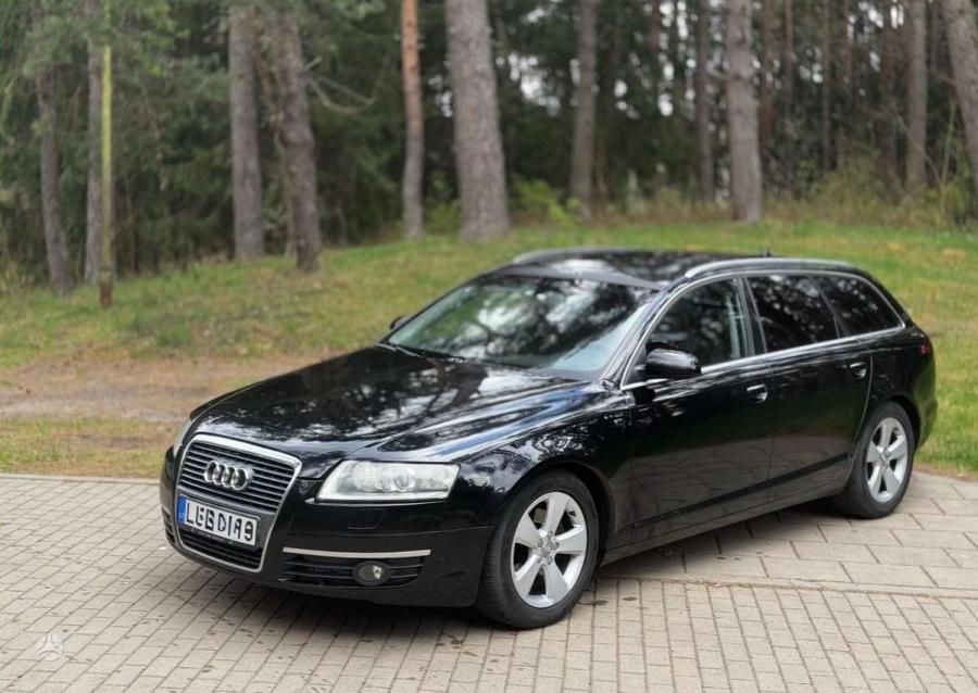Black Audi A6 2008 in Vilnius, with an engine capacity of 2.00 L and mileage of 299 thousand km for 2000 €, photo 3 on AUTOMOTO.COM.LV