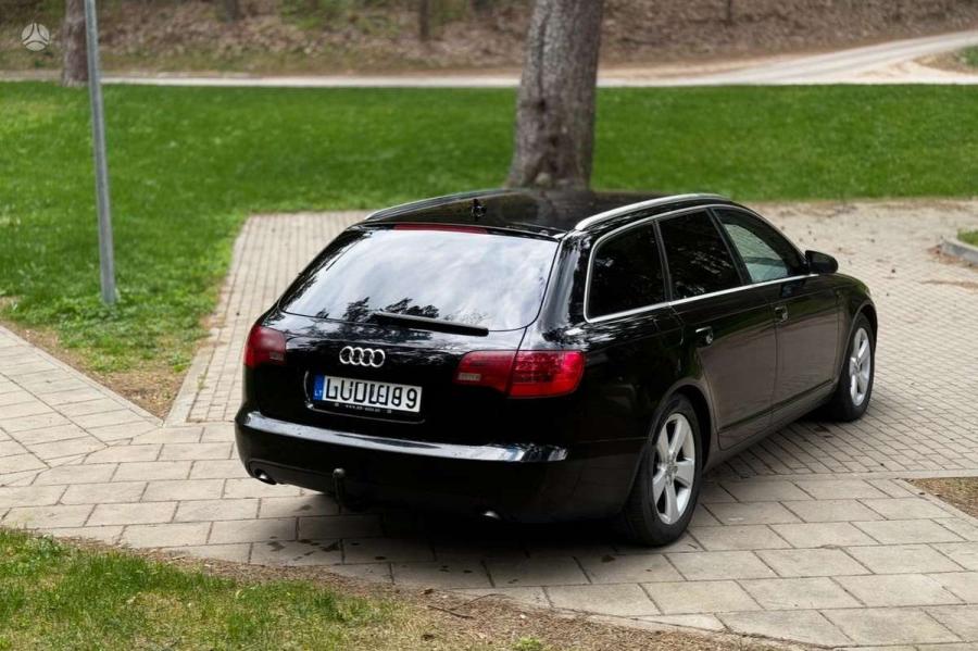 Black Audi A6 2008 in Vilnius, with an engine capacity of 2.00 L and mileage of 299 thousand km for 2000 €, photo 6 on AUTOMOTO.COM.LV