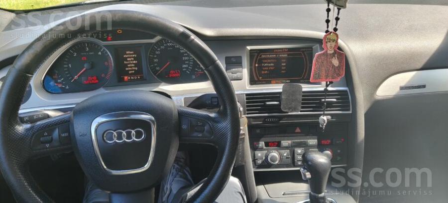 Black Audi A6 2008 in Riga, with an engine capacity of 3.00 L and mileage of 349 thousand km for 2600 €, photo 8 on AUTOMOTO.COM.LV