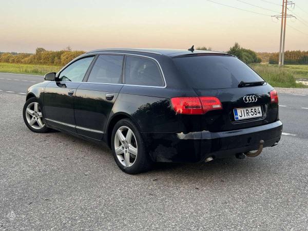 Black Audi A6 2008 in Sirvintos, with an engine capacity of 2.70 L and mileage of 370 thousand km for 1750 €, photo 3 on AUTOMOTO.COM.LV