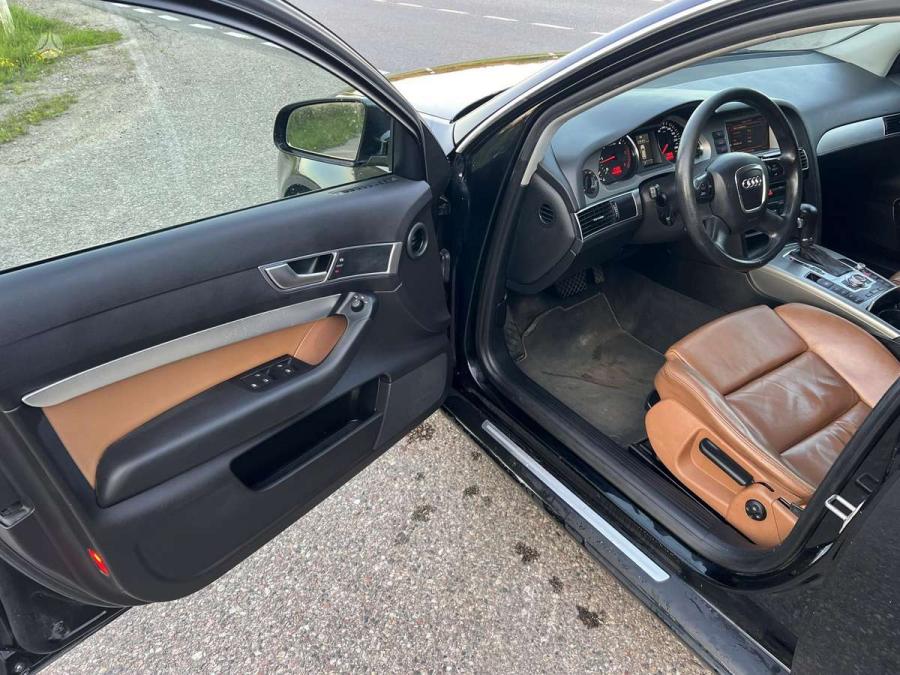 Черный Ауди А6 2008 в Ширвинтос, объемом двигателя 2.70 л и пробегом 370 тыс. км за 1750 €, фото 10 на AUTOMOTO.COM.LV