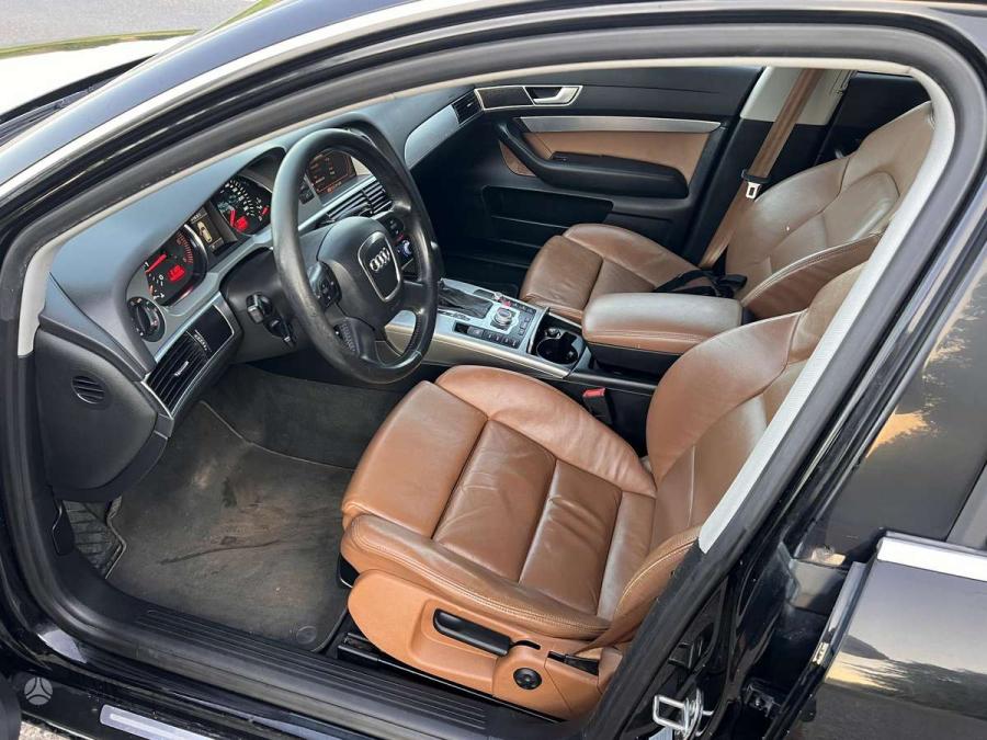 Черный Ауди А6 2008 в Ширвинтос, объемом двигателя 2.70 л и пробегом 370 тыс. км за 1750 €, фото 11 на AUTOMOTO.COM.LV