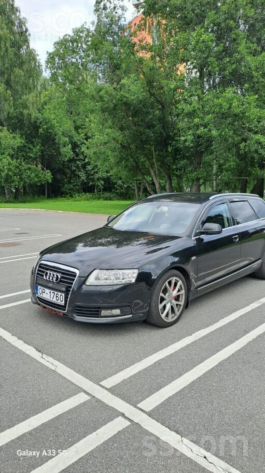 Black Audi A6 2008 in Riga, with an engine capacity of 3.00 L and mileage of 356 thousand km for 5000 €, photo 3 on AUTOMOTO.COM.LV