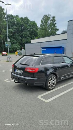 Black Audi A6 2008 in Riga, with an engine capacity of 3.00 L and mileage of 356 thousand km for 5000 €, photo 6 on AUTOMOTO.COM.LV