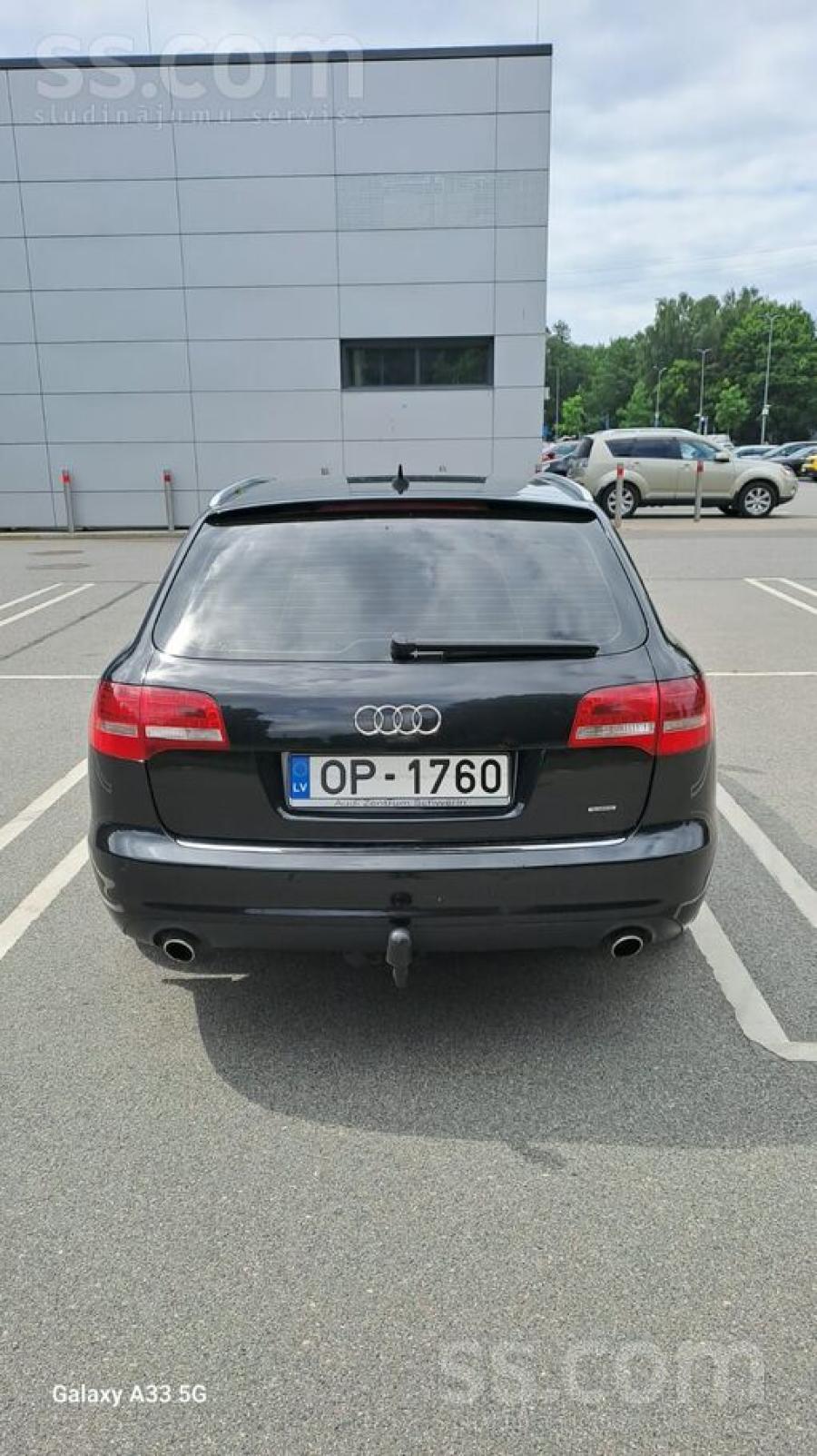 Black Audi A6 2008 in Riga, with an engine capacity of 3.00 L and mileage of 356 thousand km for 5000 €, photo 13 on AUTOMOTO.COM.LV