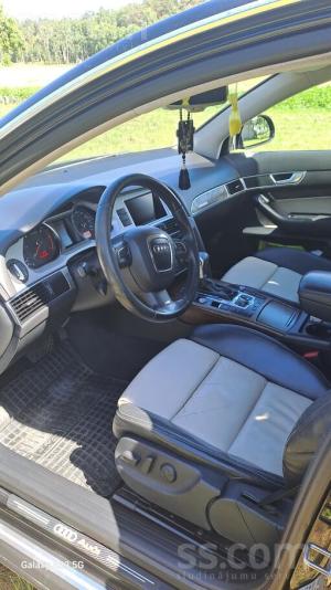 Black Audi A6 2008 in Riga, with an engine capacity of 3.00 L and mileage of 356 thousand km for 5000 €, photo 15 on AUTOMOTO.COM.LV