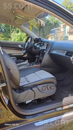 Black Audi A6 2008 in Riga, with an engine capacity of 3.00 L and mileage of 356 thousand km for 5000 €, photo 17 on AUTOMOTO.COM.LV