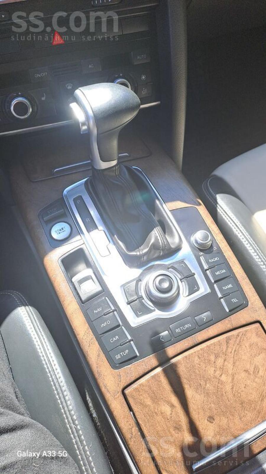 Black Audi A6 2008 in Riga, with an engine capacity of 3.00 L and mileage of 356 thousand km for 5000 €, photo 21 on AUTOMOTO.COM.LV