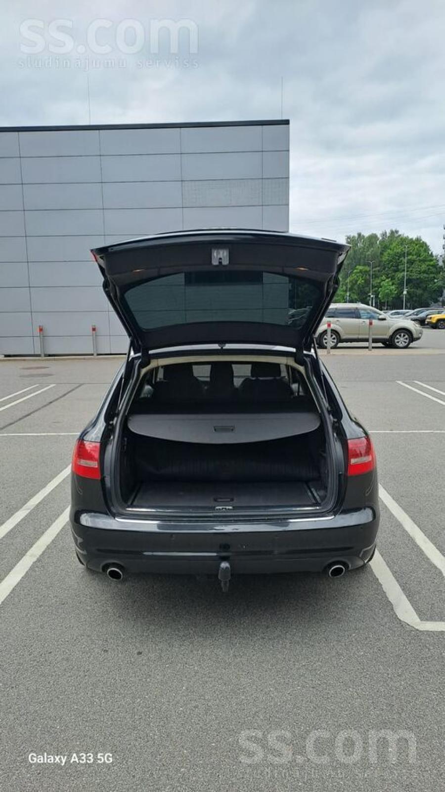 Black Audi A6 2008 in Riga, with an engine capacity of 3.00 L and mileage of 356 thousand km for 5000 €, photo 25 on AUTOMOTO.COM.LV
