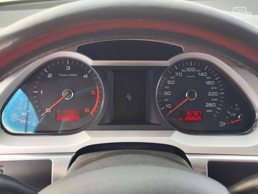 Melns Audi A6 2008 Šauļi, ar dzinēja tilpumu 2.70 L un nobraukumu 250 tūkst. km par 5800 €, foto 13 vietnē AUTOMOTO.COM.LV