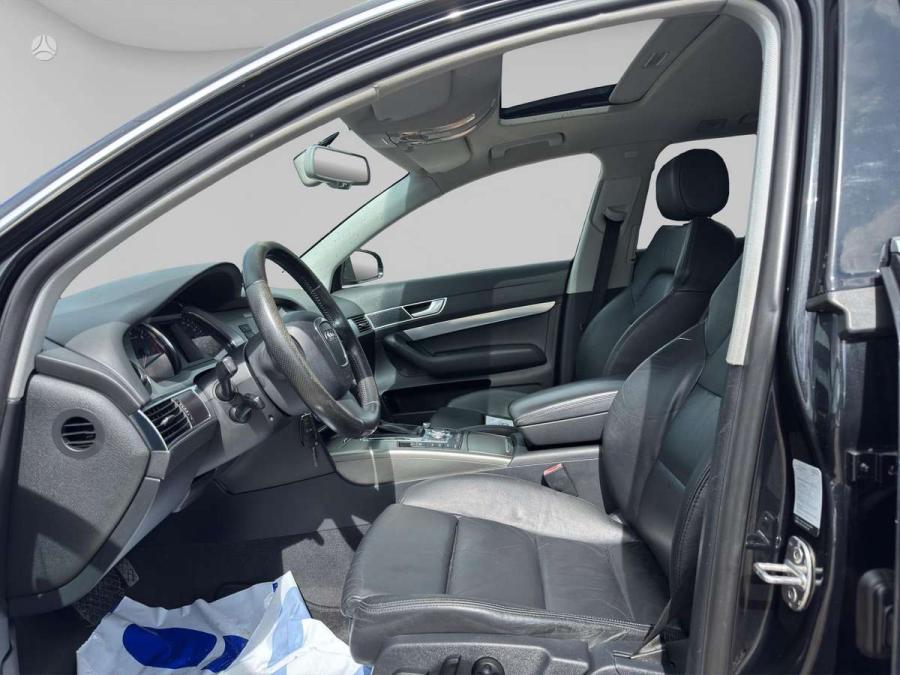 Black Audi A6 2008 in Kaunas, with an engine capacity of 3.00 L and mileage of 320 thousand km for 5990 €, photo 10 on AUTOMOTO.COM.LV