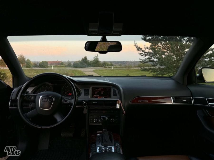 Black Audi A6 2008 in Vilnius, with an engine capacity of 3.00 L and mileage of 327 thousand km for 2850 €, photo 8 on AUTOMOTO.COM.LV