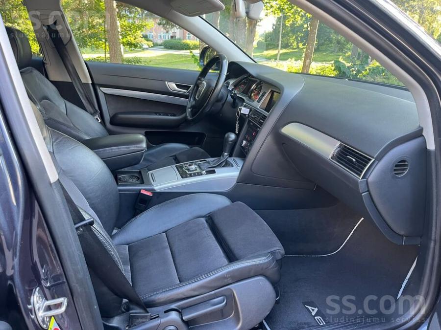Black Audi A6 2008 in Riga, with an engine capacity of 2.70 L and mileage of 0 thousand km for 2899 €, photo 19 on AUTOMOTO.COM.LV