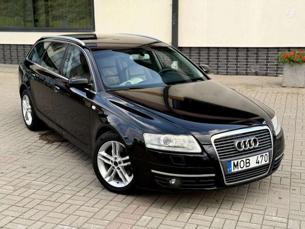 Melns Audi A6 2008 Viļņa, ar dzinēja tilpumu 2.00 L un nobraukumu 274 tūkst. km par 4400 €, foto 1 vietnē AUTOMOTO.COM.LV